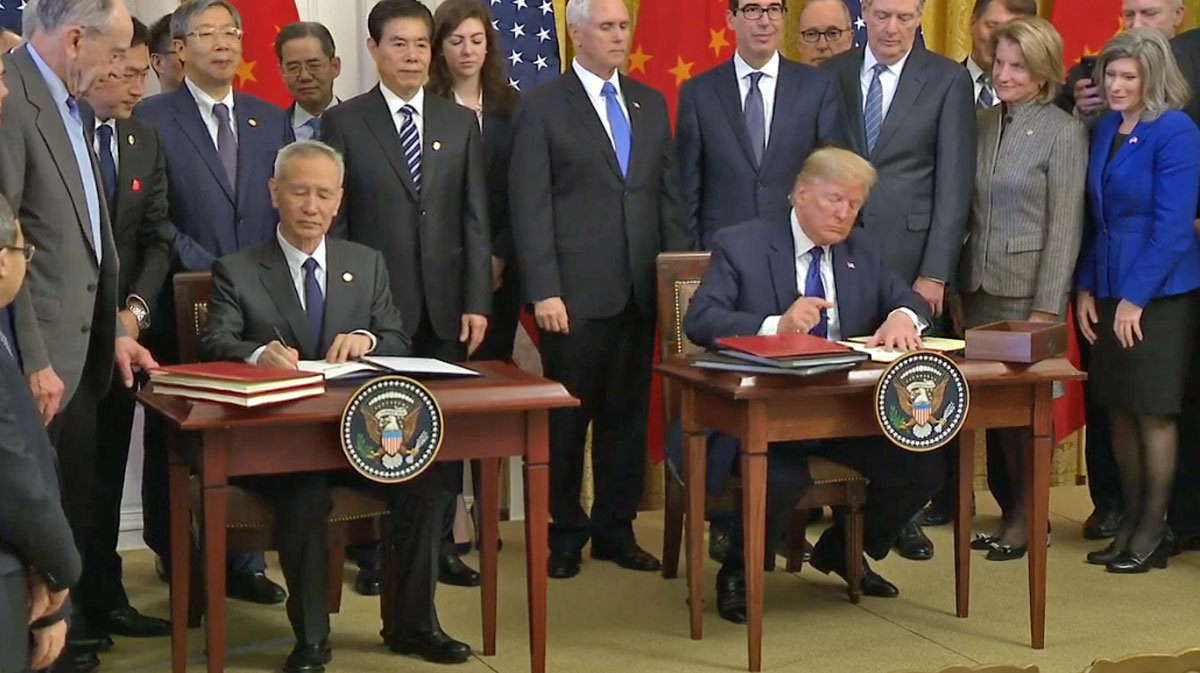 Agriculture Celebrates China Phase One Trade Deal Signing | AgNewsWire